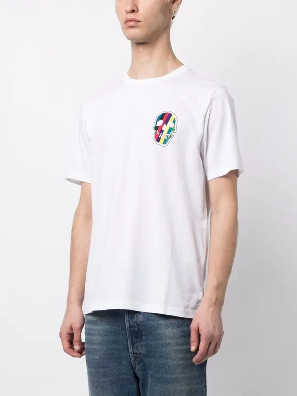Paul Smith Skull-patch Organic Cotton T-shirt