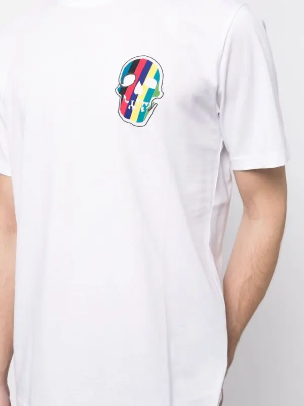 Paul Smith Skull-patch Organic Cotton T-shirt