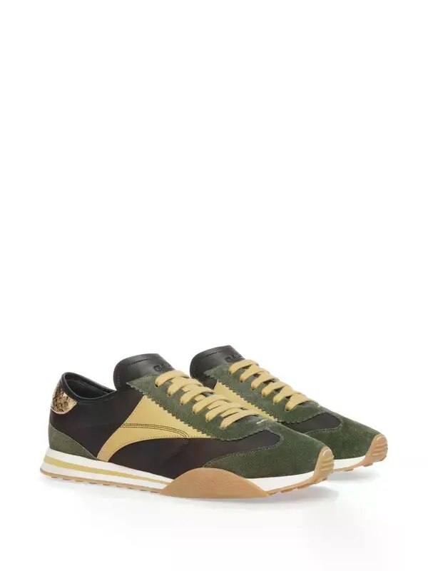 Bally Sonney Panelled Suede Sneakers