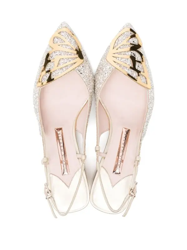 SOPHIA WEBSTER Butterfly 50mm Slingback Pumps