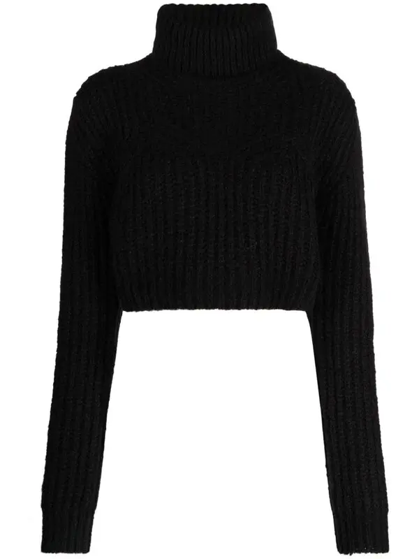 Dsquared2 Ribbed-knit Cropped Jumper