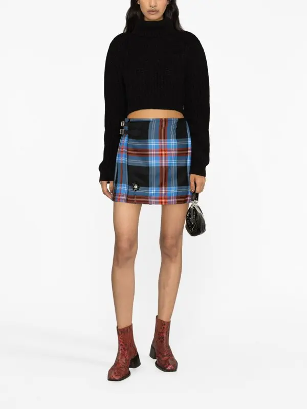 Dsquared2 Ribbed-knit Cropped Jumper