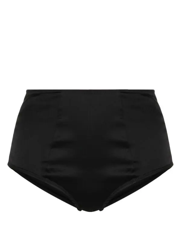 Kiki De Montparnasse Tous Les Jours High-waisted Briefs - Black