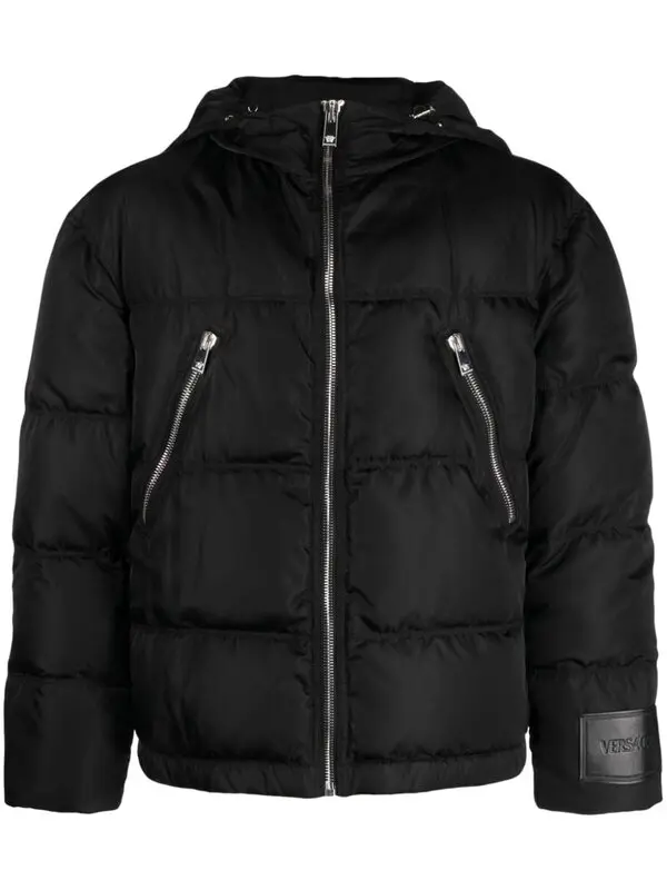Versace Zip-detail Puffer Jacket