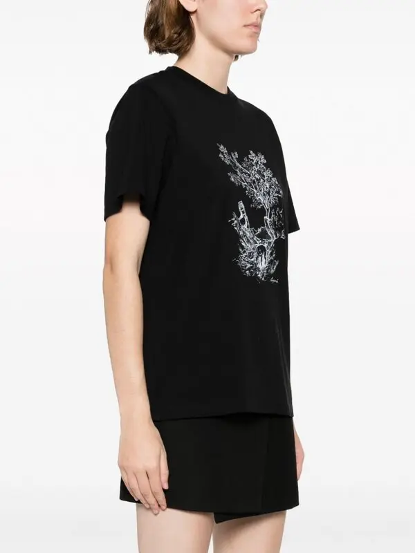 Coperni Illustration-print Cotton T-shirt