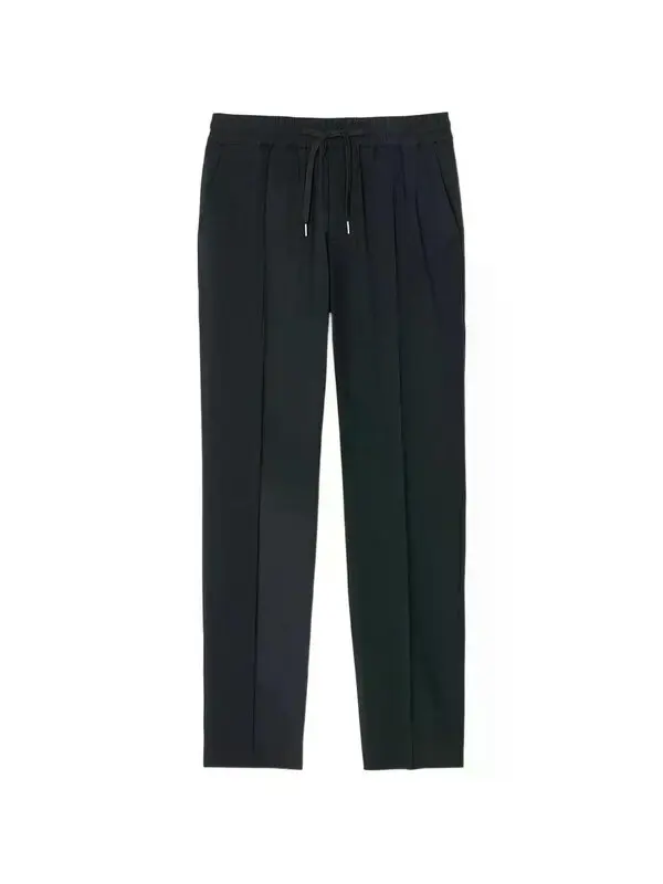 Sandro Elasticated Straight-leg Trousers - Black