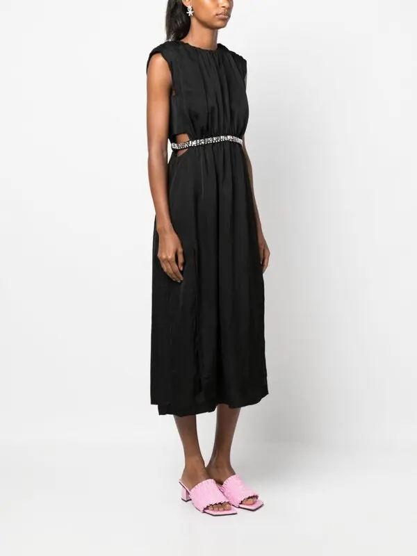 Sandro Crystal-embellished Midi Dress