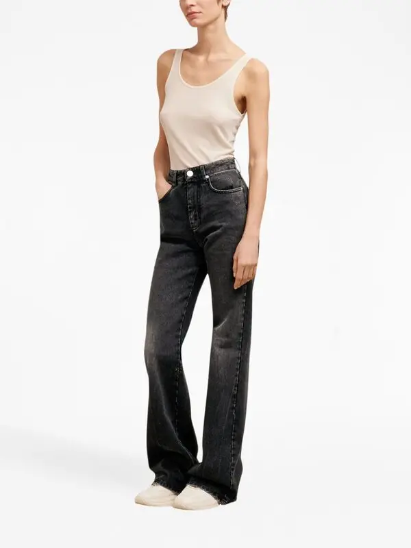 Ami Mid-rise Wide-leg Trousers