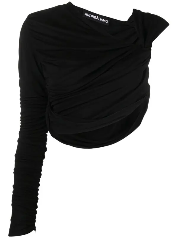 ANDREĀDAMO Draped Asymmetric Top