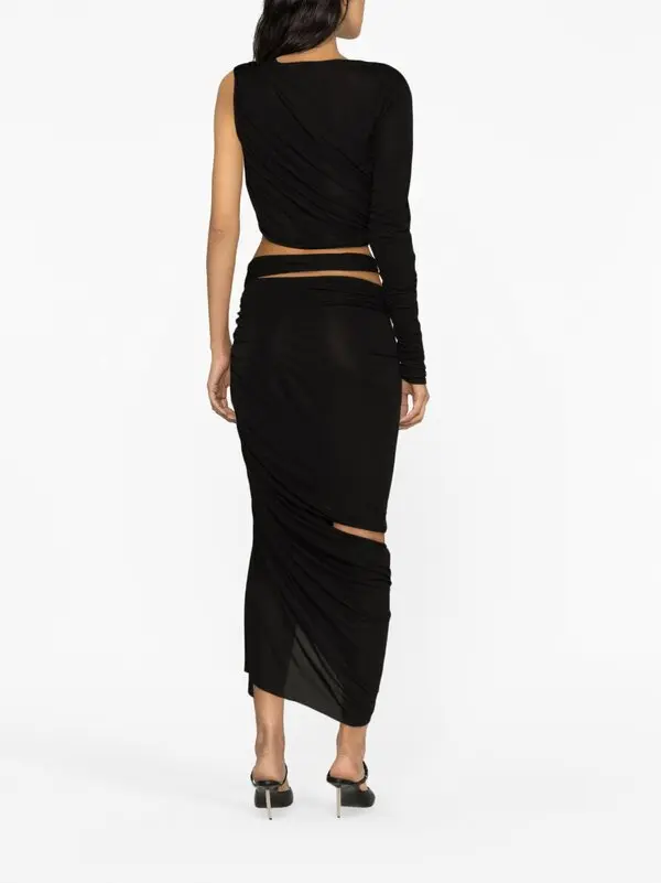 ANDREĀDAMO Draped Asymmetric Top