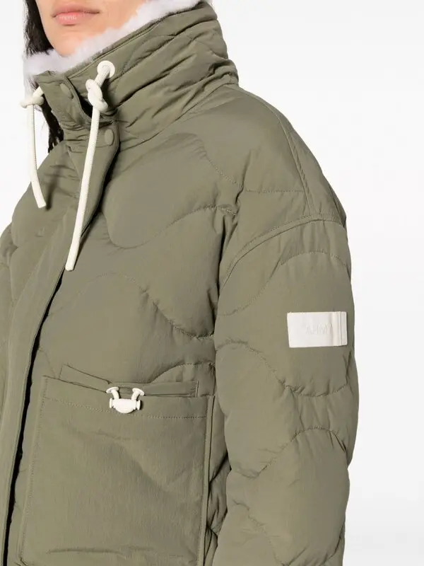 YVES SALOMON High-neck Quilted Jacket