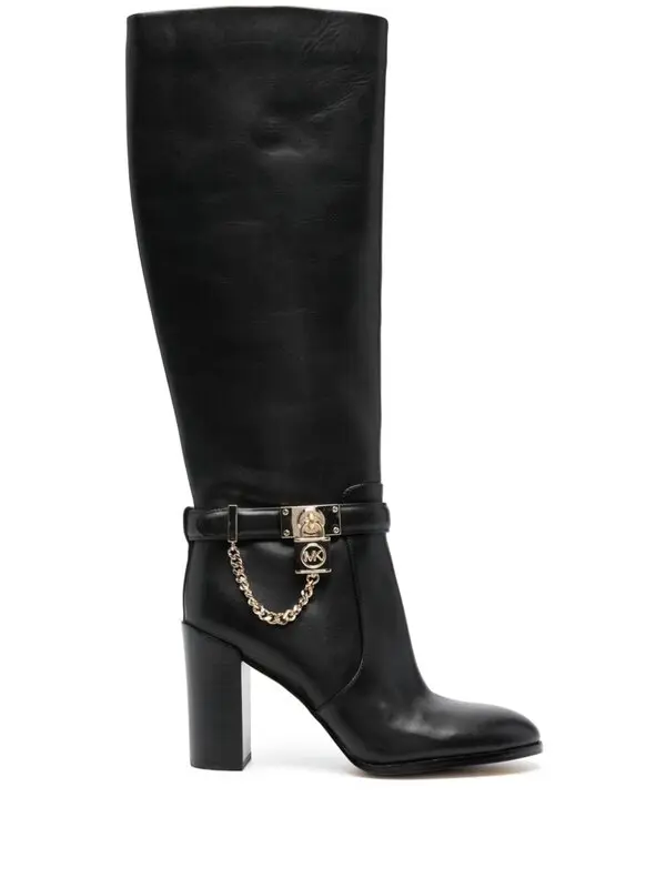 Michael Kors Hamilton 100mm Leather Boots