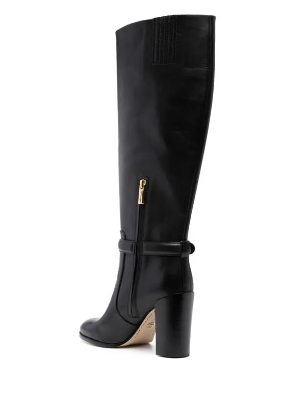 Michael Kors Hamilton 100mm Leather Boots