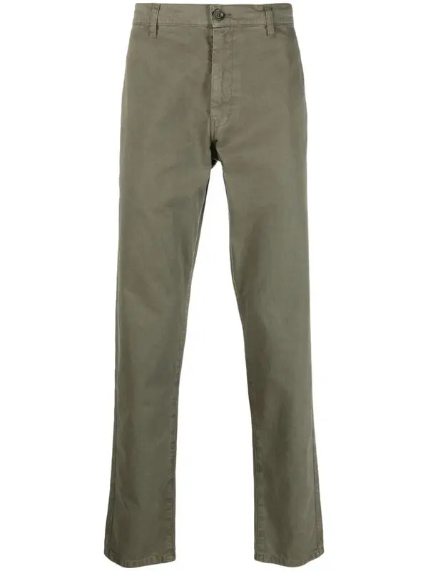 Aspesi Straight-leg Chino Trousers - Green