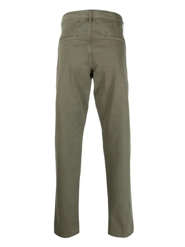 Aspesi Straight-leg Chino Trousers - Green