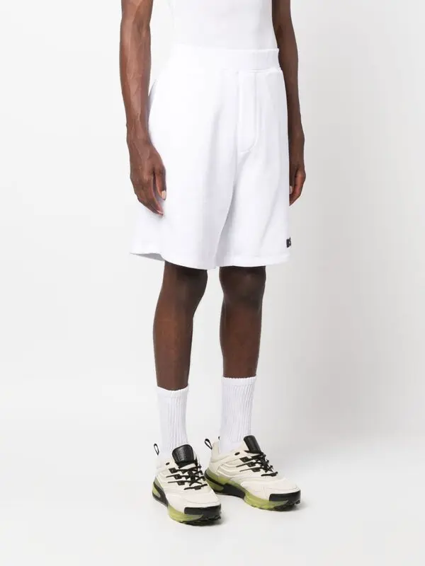 Dsquared2 Cotton Bermuda Shorts With Debossed Logo