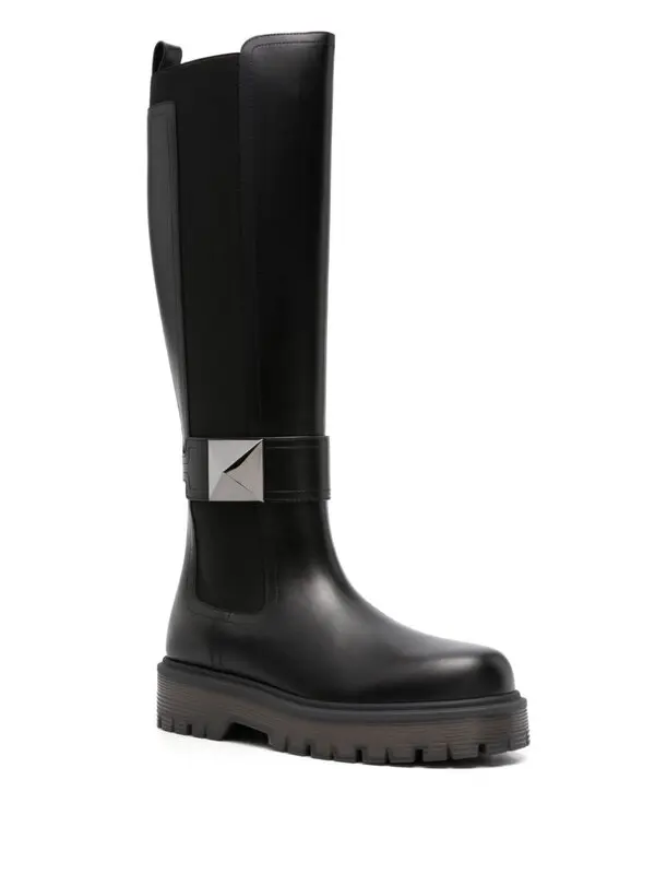 Valentino Garavani One Stud Knee-high Boots