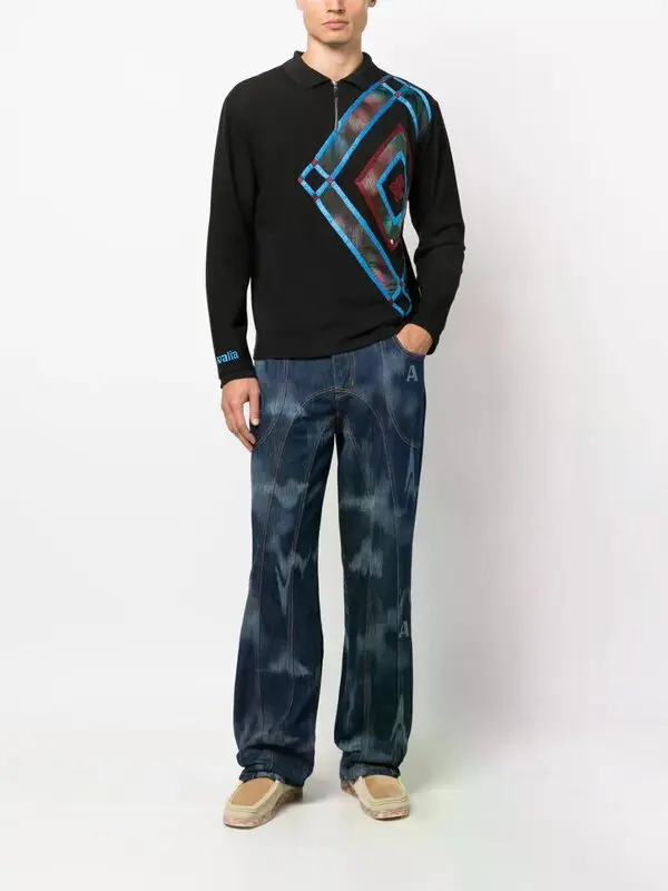 Ahluwalia Signature Straight-leg Jeans
