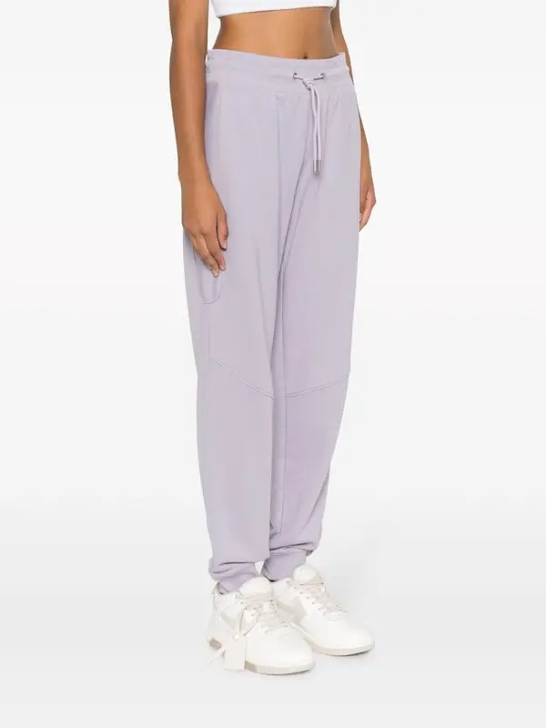 Calvin Klein Tab Jersey Track Pants - Purple
