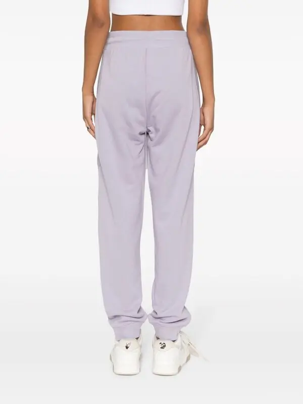 Calvin Klein Tab Jersey Track Pants - Purple