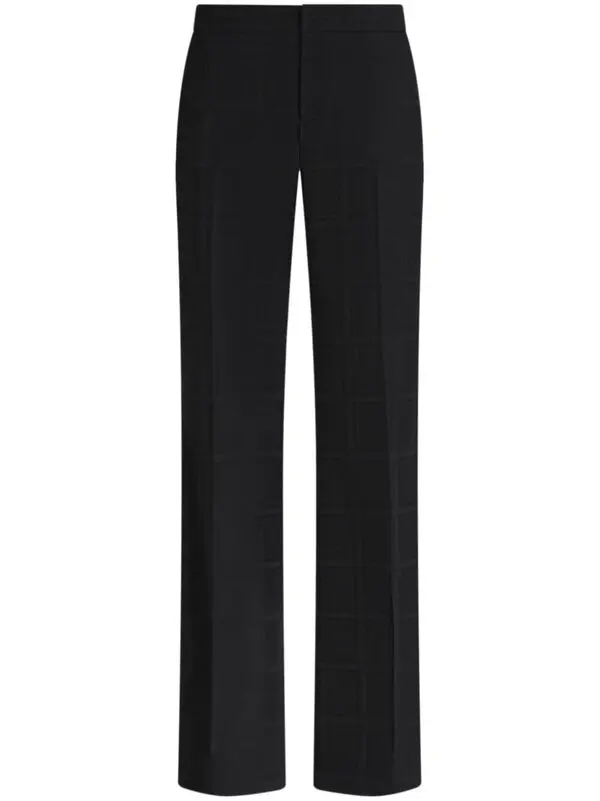 Etro Virgin Wool Straight-leg Trousers