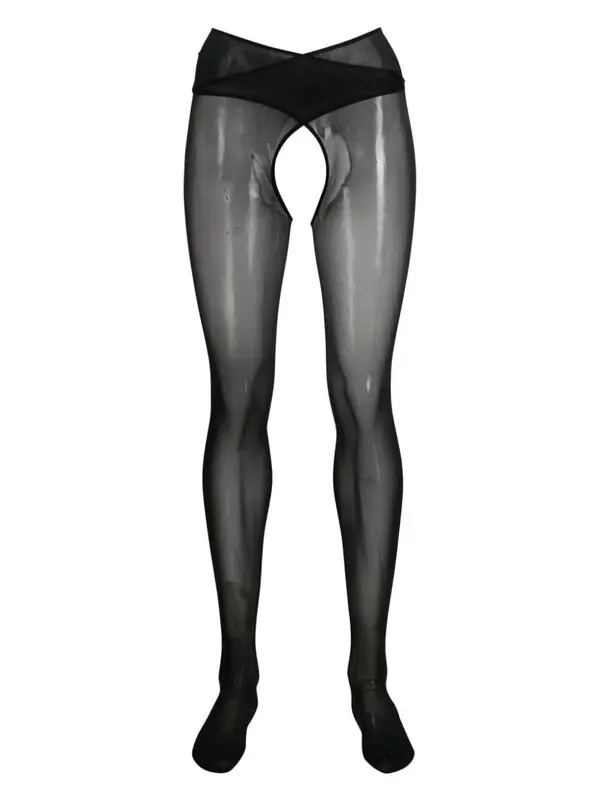 Wolford Individual 12 Stay-hip Tights - Black