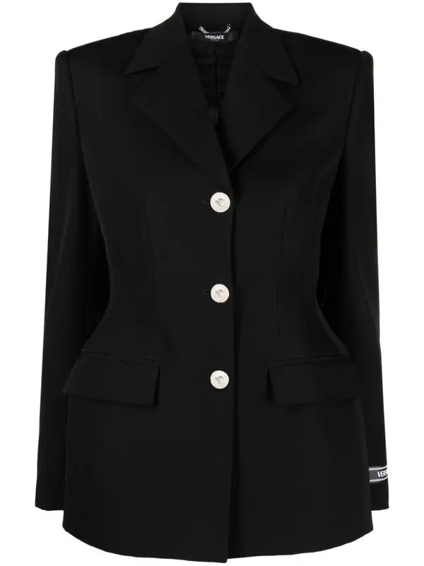 Versace Hourglass Single-breasted Blazer
