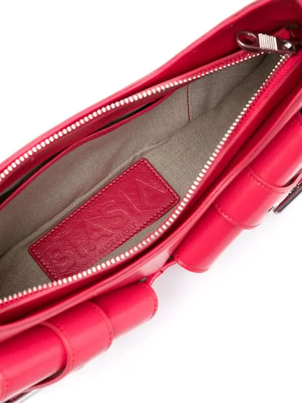 BIASIA Y2k Leather Shoulder Bag - Pink