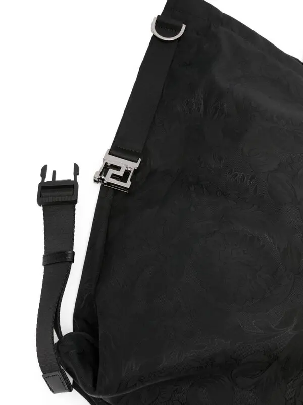 Versace Neo Nylon Jacquard Tote Bag