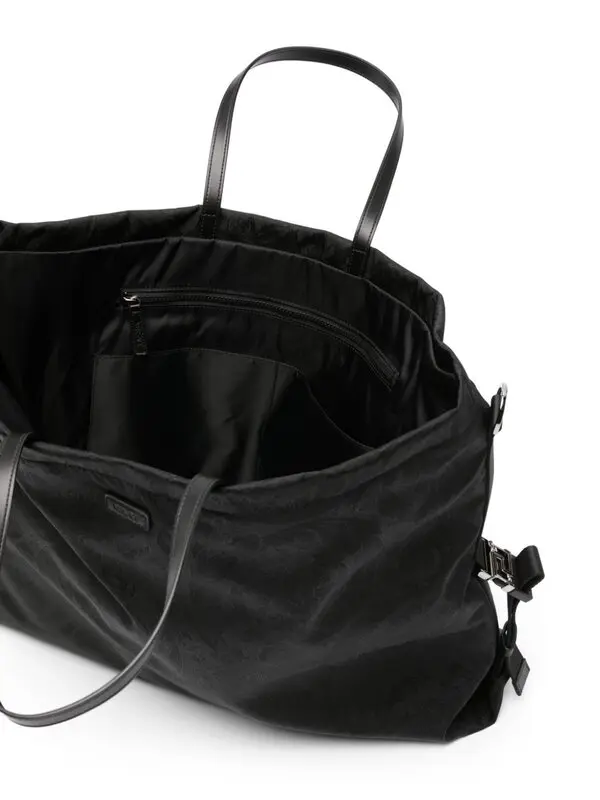Versace Neo Nylon Jacquard Tote Bag