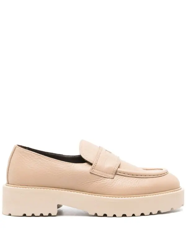 DOUCAL'S Leather Penny Loafers