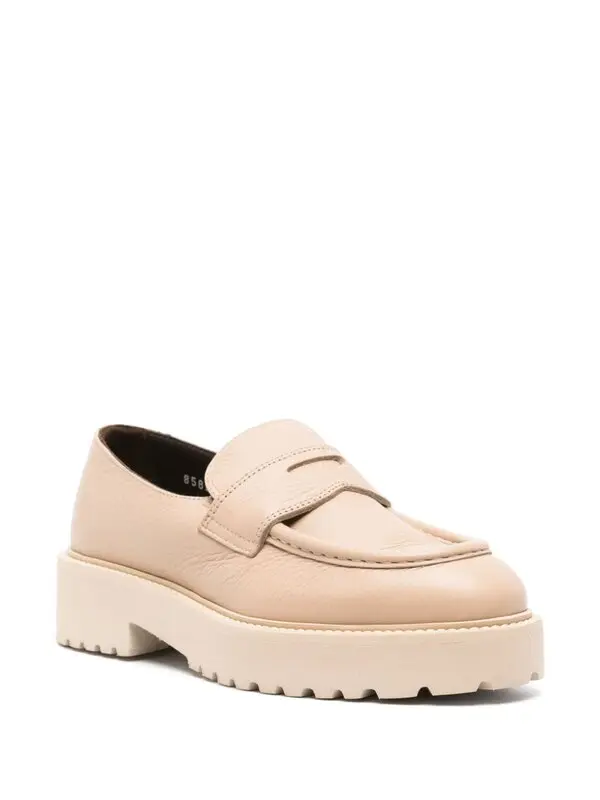 DOUCAL'S Leather Penny Loafers