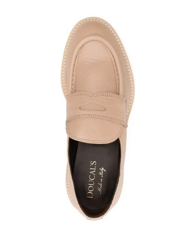 DOUCAL'S Leather Penny Loafers