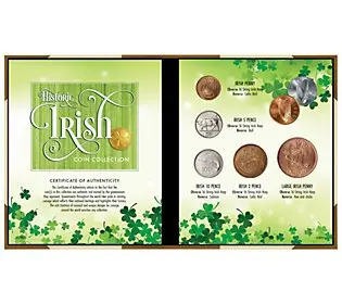 AMERICAN COIN TREASURES Historic Irish 5 Piece Oin Set - One-color