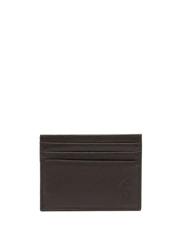 Polo Ralph Lauren Polo Pony-debossed Leather Cardholder - Brown
