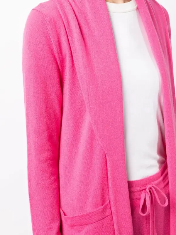 TEDDY CASHMERE Venezia Open-front Cashmere Cardigan - Pink