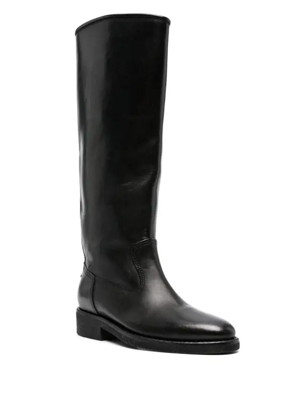 GOLDEN GOOSE 35mm Leather Knee-high Boots