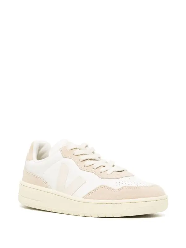 VEJA V-90 Panelled Sneakers - White