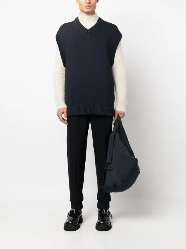 JIL SANDER Elasticated Wool Track Pants