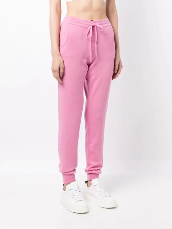 TEDDY CASHMERE Milano Cashmere Track Pants - Pink