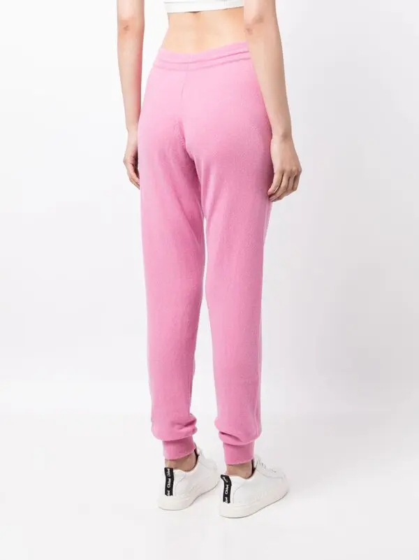 TEDDY CASHMERE Milano Cashmere Track Pants - Pink