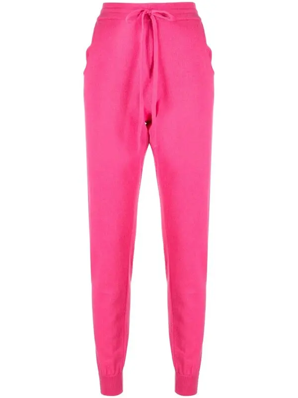 TEDDY CASHMERE Milano Cashmere Track Pants By - Pink