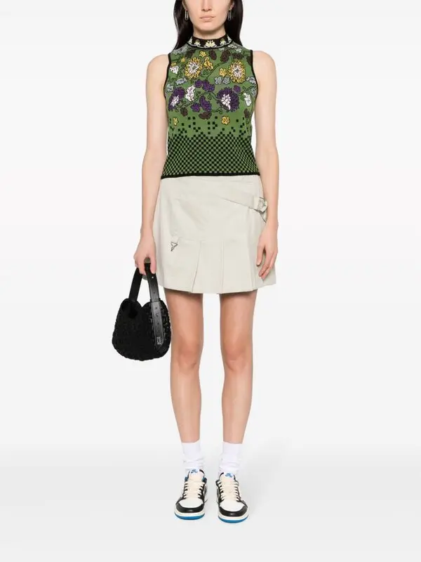 in jumper Flower' Boke ニットベスト ボケ VEST KNIT FLOWER BOKE KENZO cotton KENZO | Women's | wool トップス