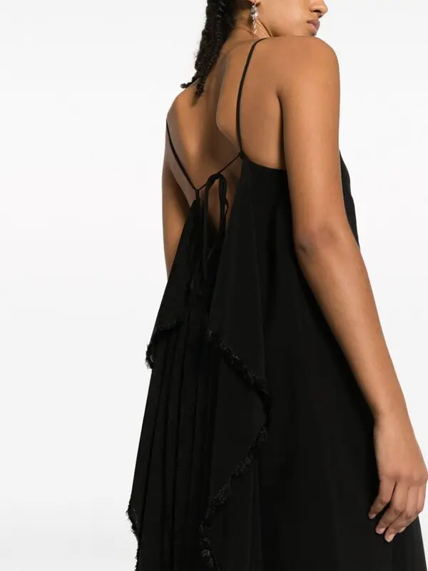 UMA WANG Adore Frayed-hem Dress