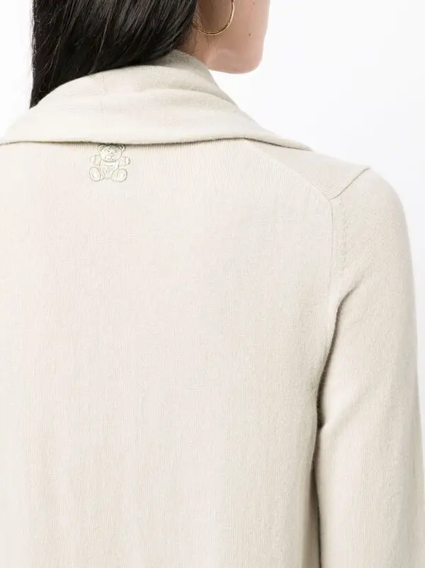 TEDDY CASHMERE Venezia Open-front Cardigan - Green