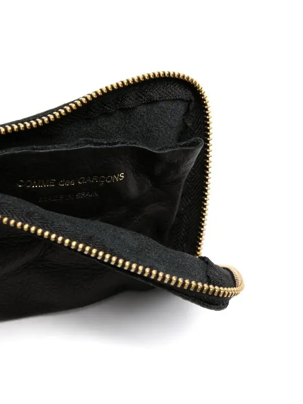 Comme Des Garçons Zipped Leather Wallet