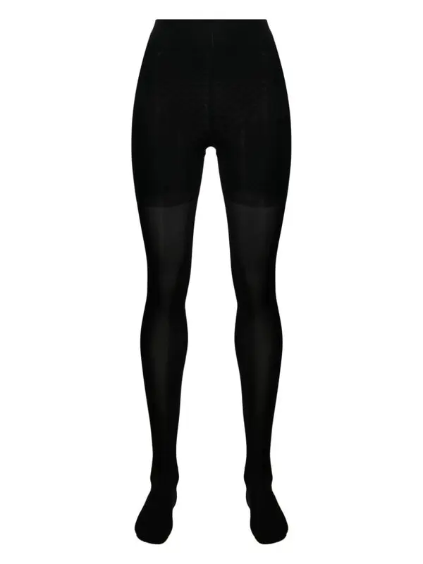 Wolford Tummy 66 Control Top Tights - Black