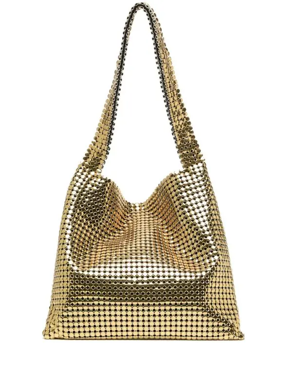 Rabanne Pixel Metallic-finish Shoulder Bag