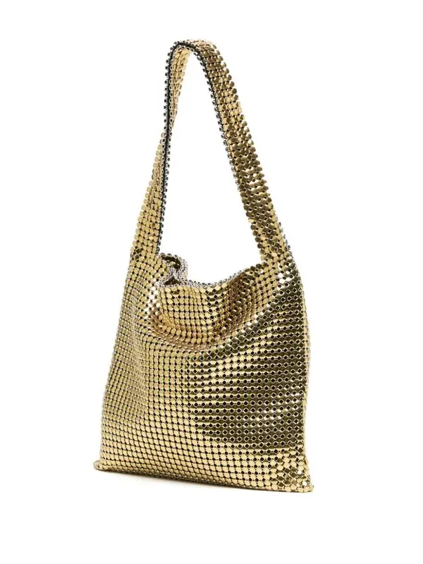 Rabanne Pixel Metallic-finish Shoulder Bag