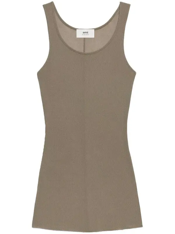 AMI Paris Sleeveless Tank Top